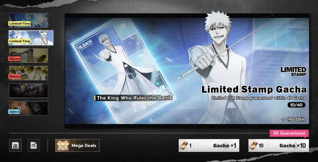 Gacha System | Bleach Soul Resonance